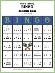 Music Literacy Rhythmic Bingo (Game ) by Pat | J.W. Pepper Sheet Music